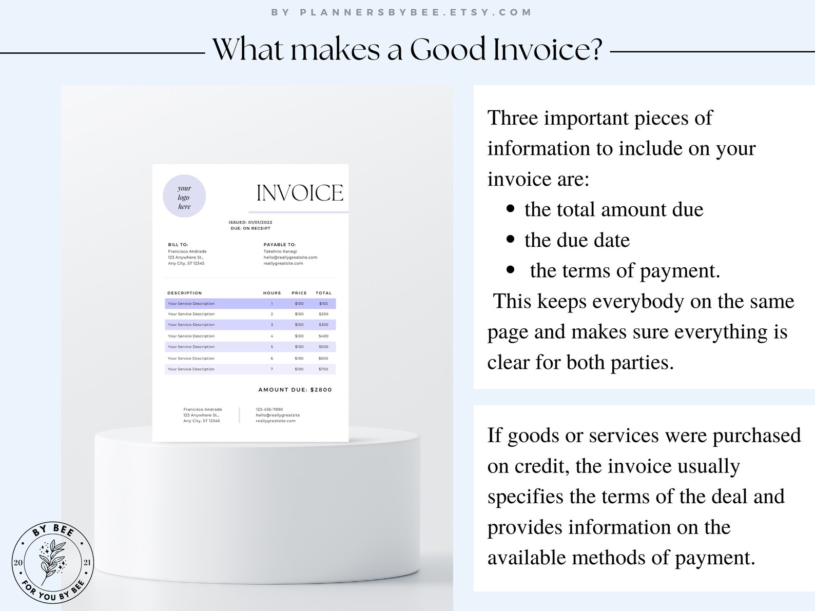 Editable Order Forms Bundle Invoice Custom Order Form - Etsy