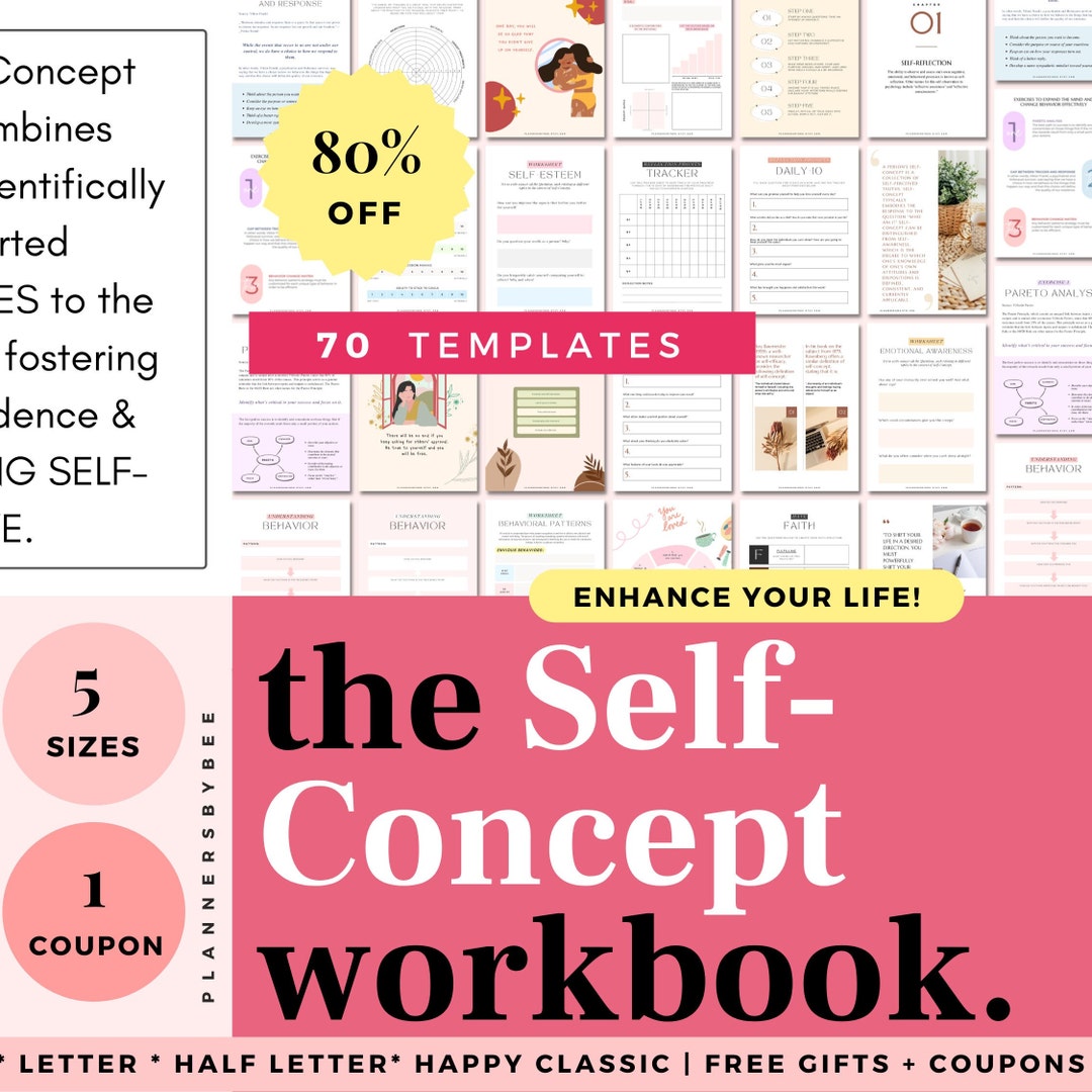 Self Esteem Worksheet Self Confidence Workbook Self Worth Help Self ...