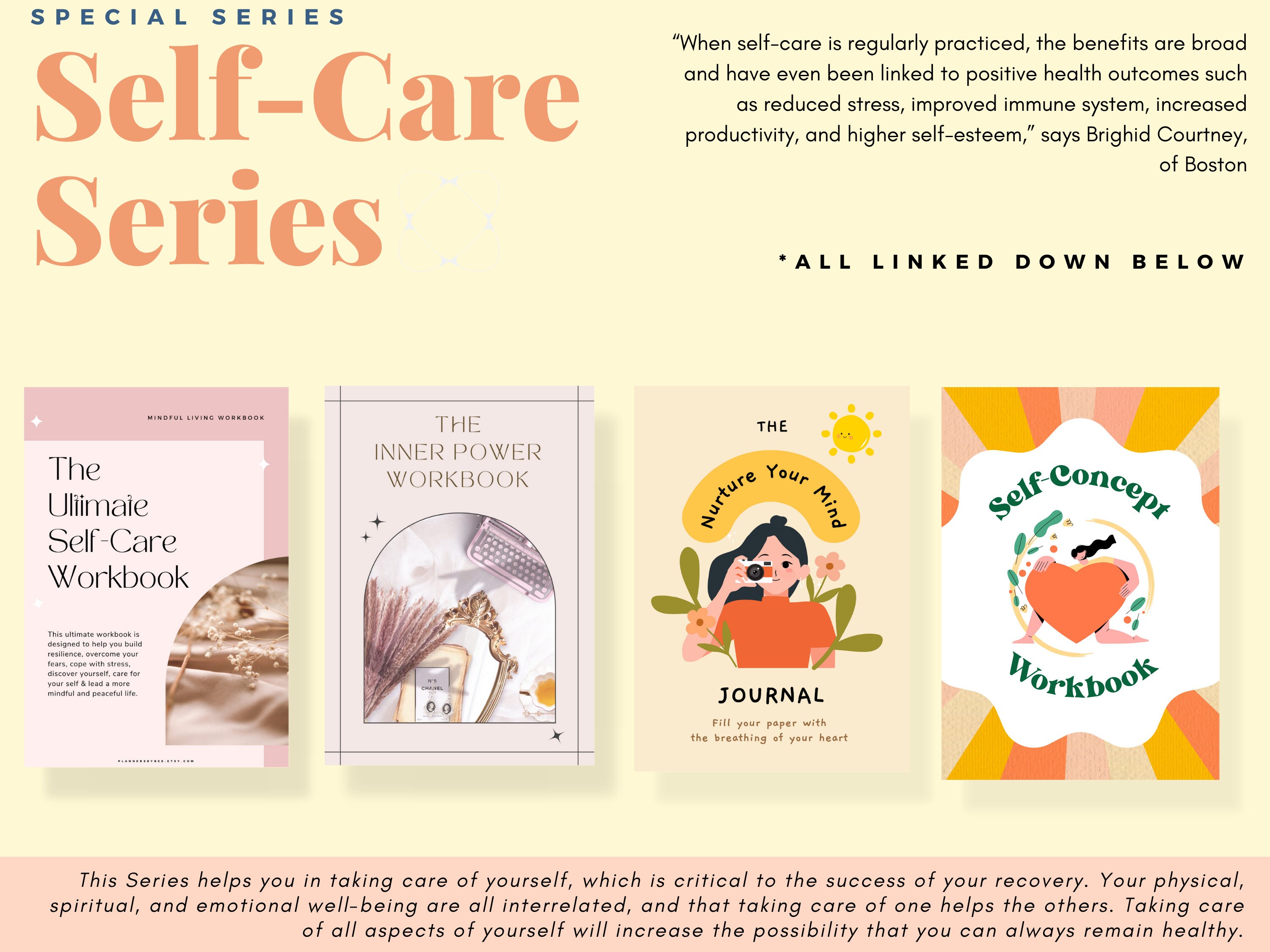 Mental Health Self-care Worksheet Mindfulness Wellness - Etsy