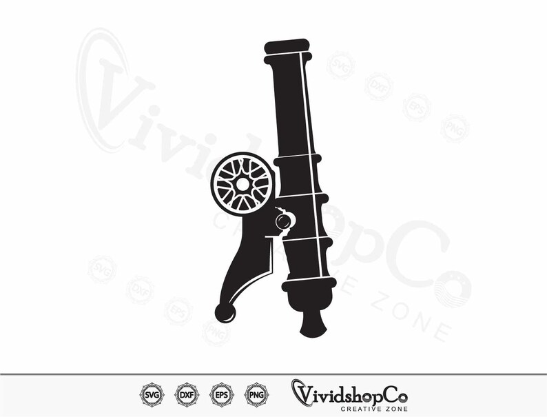 Cannon SVG, Military Weapon Svg, Cannon Clipart, Cannon Icon Svg ...
