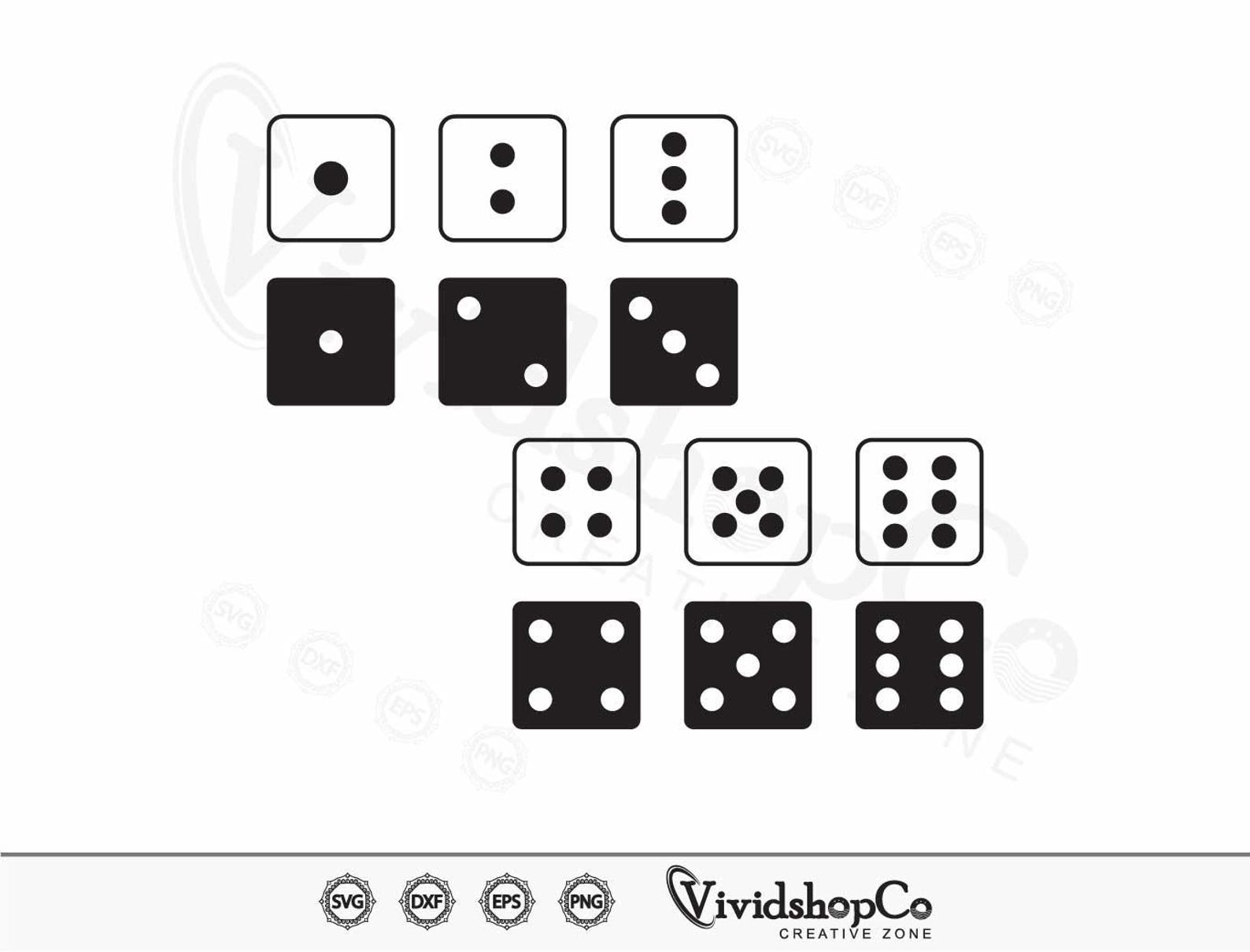 Dice SVG, Gambling Svg, Dice Font Svg, Dice Faces, Game Dice Svg ...