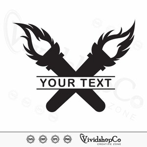 Burning Torch SVG, Torch Svg, Fire Torch Svg, Torch Light Svg, Clipart ...