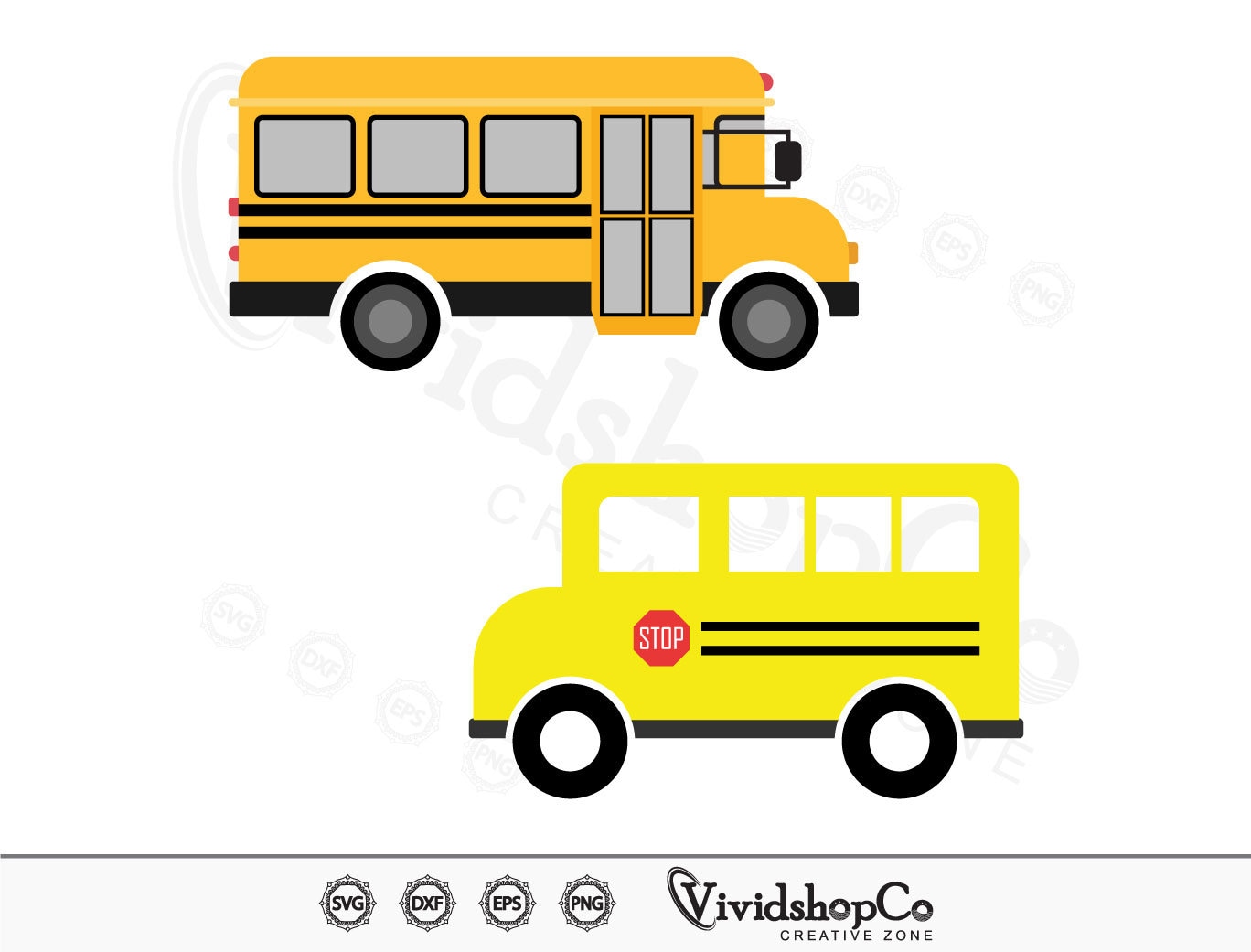School Bus Silhouette Clip Art