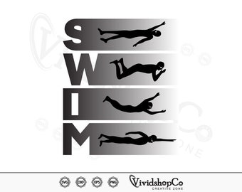 Swimming #2 Svg, Swimmer Svg, Swim Svg, Sports Svg, Clipart, Cut Files ...