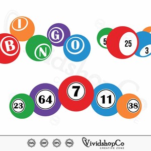 Bingo #2 SVG, Bingo Balls Svg, Bingo Card Svg, Bingo Dauber Svg, Bingo ...