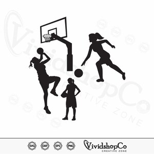 Female Basketball Player SVG, Female Basketball, Basketball Player ...