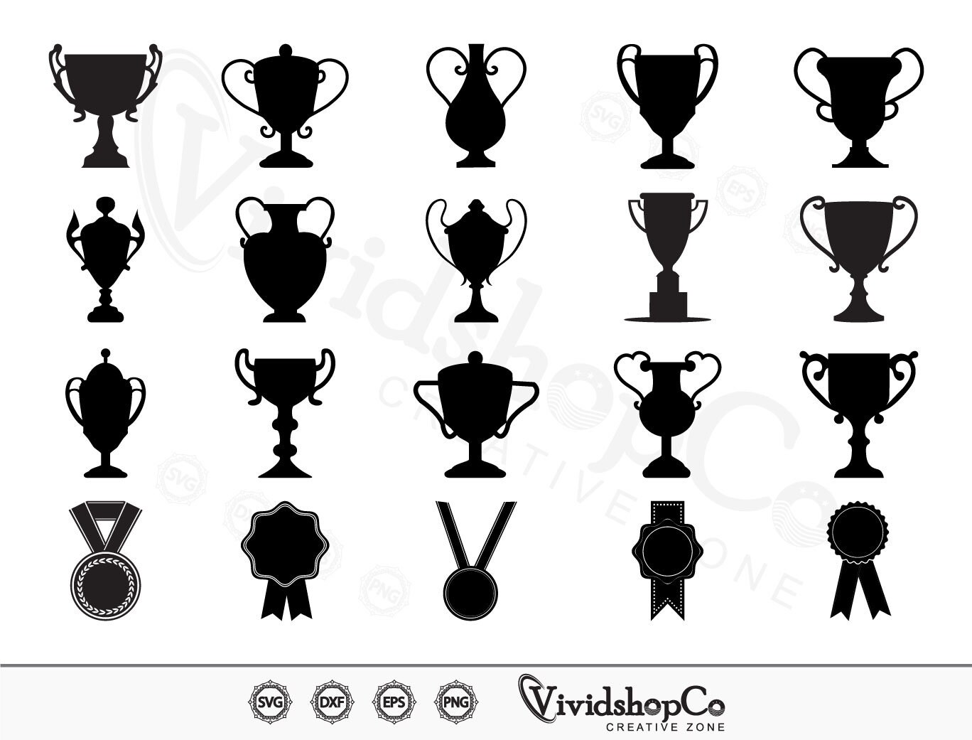 Trofeo SVG, Trofeos Trofeos svg, Copa de trofeos svg, Clipart Premio ...
