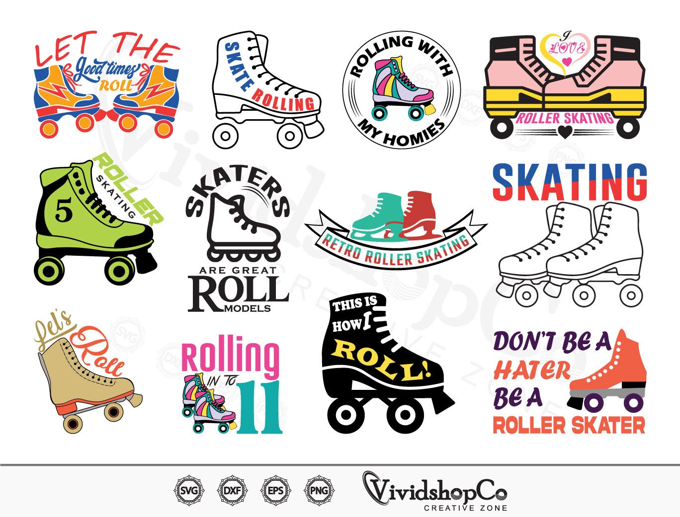 Roller Skating Svg, Roller Skate Svg, Skating Svg, Clipart, Cut Files ...
