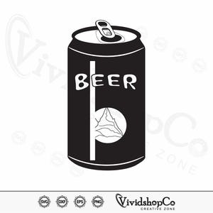 Beer Can SVG, Soda Can Svg, Aluminum Can Svg, Clipart, Cut Files for ...