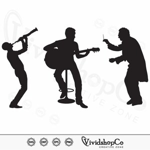 Musicians SVG, Music Svg, Musical Notes Svg, Clipart, Cut Files for ...