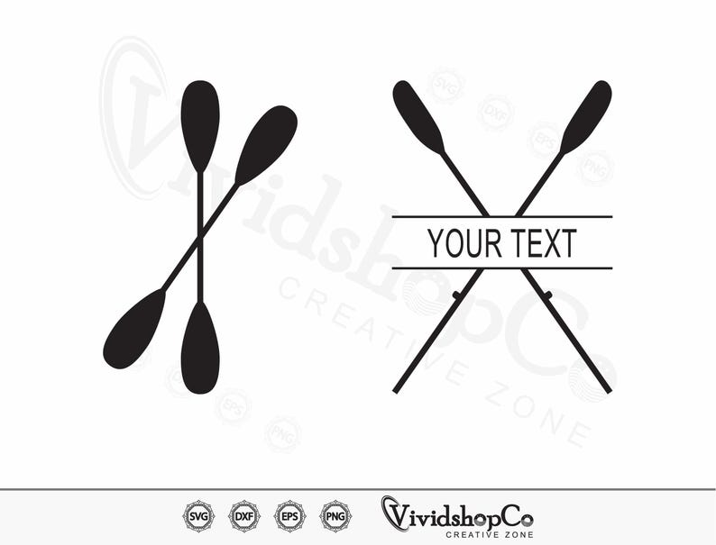 Oars SVG, Oars Monogram, Straight Oars, Boat Oars Svg, Canoe Oars ...