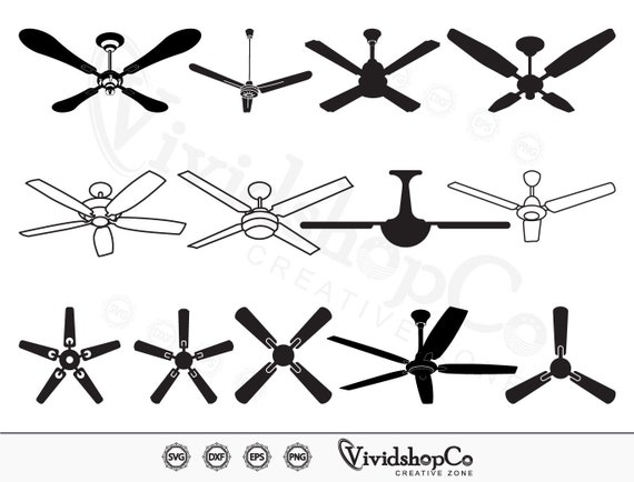 Ceiling Fan Vector