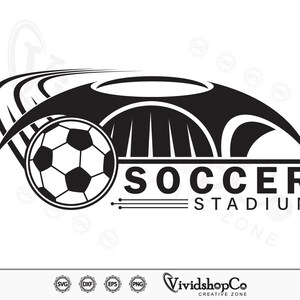 Soccer Stadium SVG, Stadium Svg, Clipart, Cut Files for Silhouette ...