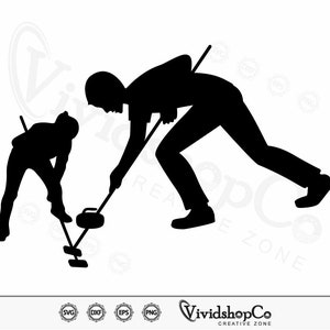 Curling SVG, Curler Svg, Curling Rock Svg, Curling Broom Svg, Winter ...