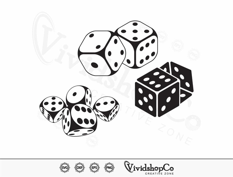 Dice SVG, Gambling Svg, Dice Font Svg, Dice Faces, Game Dice Svg ...