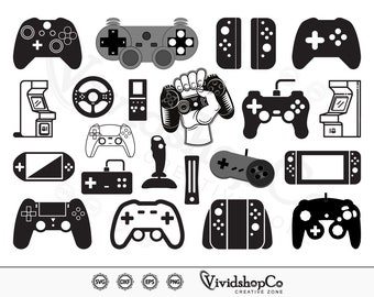 Game Controller 2 SVG, Gamer SVG, Gaming SVG, Game Controller Clipart ...