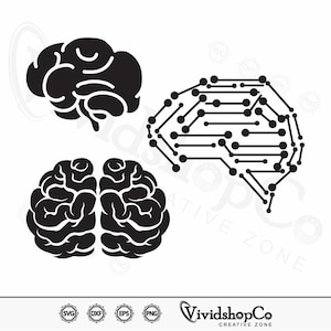 Brain Svg, Mind Svg, Genius Svg, Smart Svg, Intelligence Svg ...