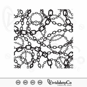 Chains SVG, Chain Link Svg, Breaking Chains Svg, Clipart, Cut Files for ...