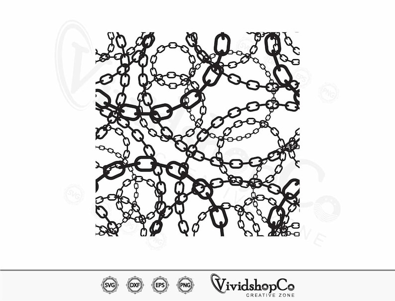 Chains SVG, Chain Link Svg, Breaking Chains Svg, Clipart, Cut Files for ...