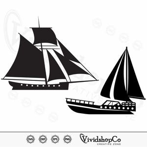 Sailboats SVG, Sailing Boat Svg, Sailing Svg, Sailboat Clipart, Cut ...