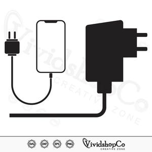 Charger SVG, Usb Charger Svg, Phone Charger Svg, USB Cable Svg, Usb ...