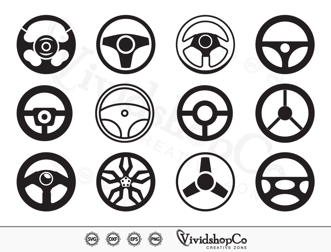 Steering Wheel SVG Car Steering Wheel Steering Wheel Vector - Etsy