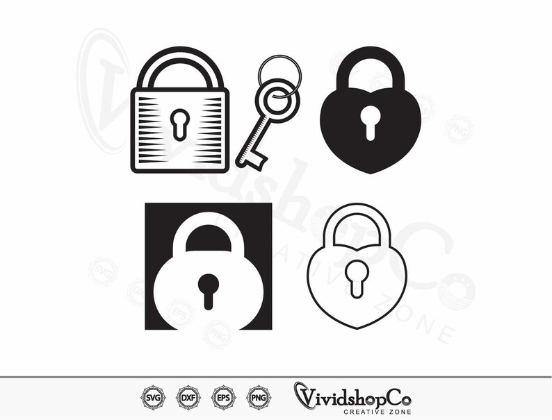 Lock and Key SVG, Lock Svg, Key Svg, Heart Lock Svg, House Key Svg ...