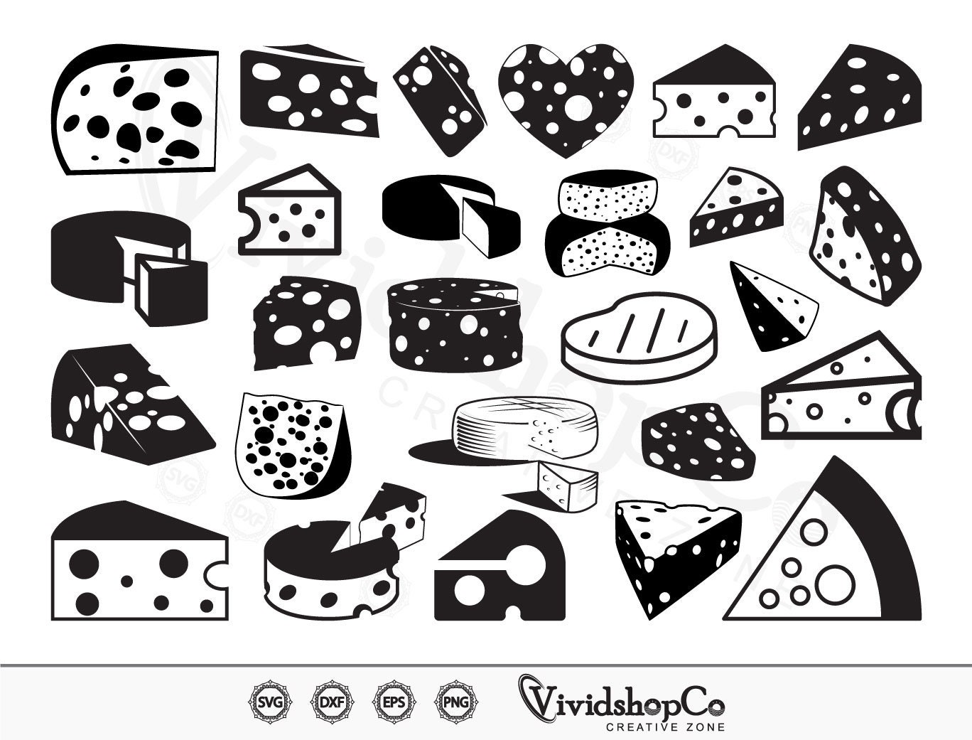 Kaas SVG, Kaas plak svg, Clipart, Cut Files voor Silhouet, Bestanden ...