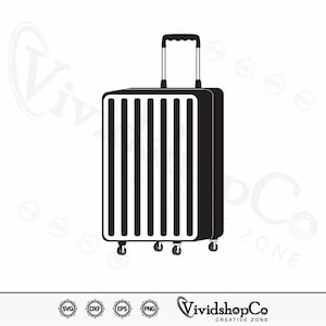 Luggage SVG, Suitcase Svg, Travel Bag Svg, Bag Svg, Clipart, Cut Files ...