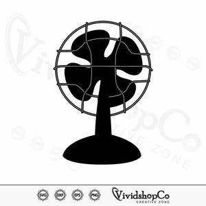 Table Fan SVG, Fan Svg, Electric Fan Svg, Clipart, Cut Files for ...