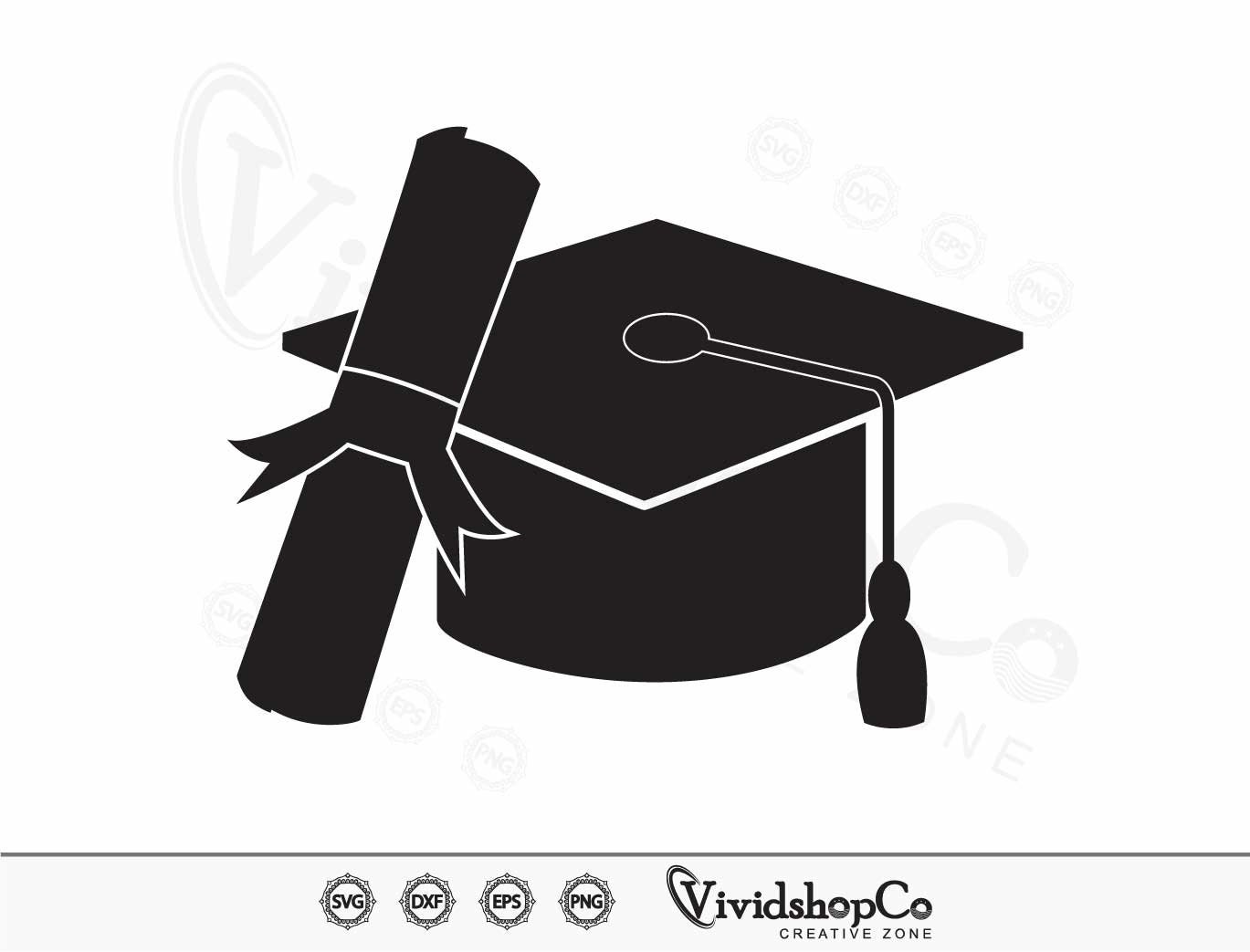 Gorra de graduación svg Graduado svg Diploma svg Grado svg - Etsy México