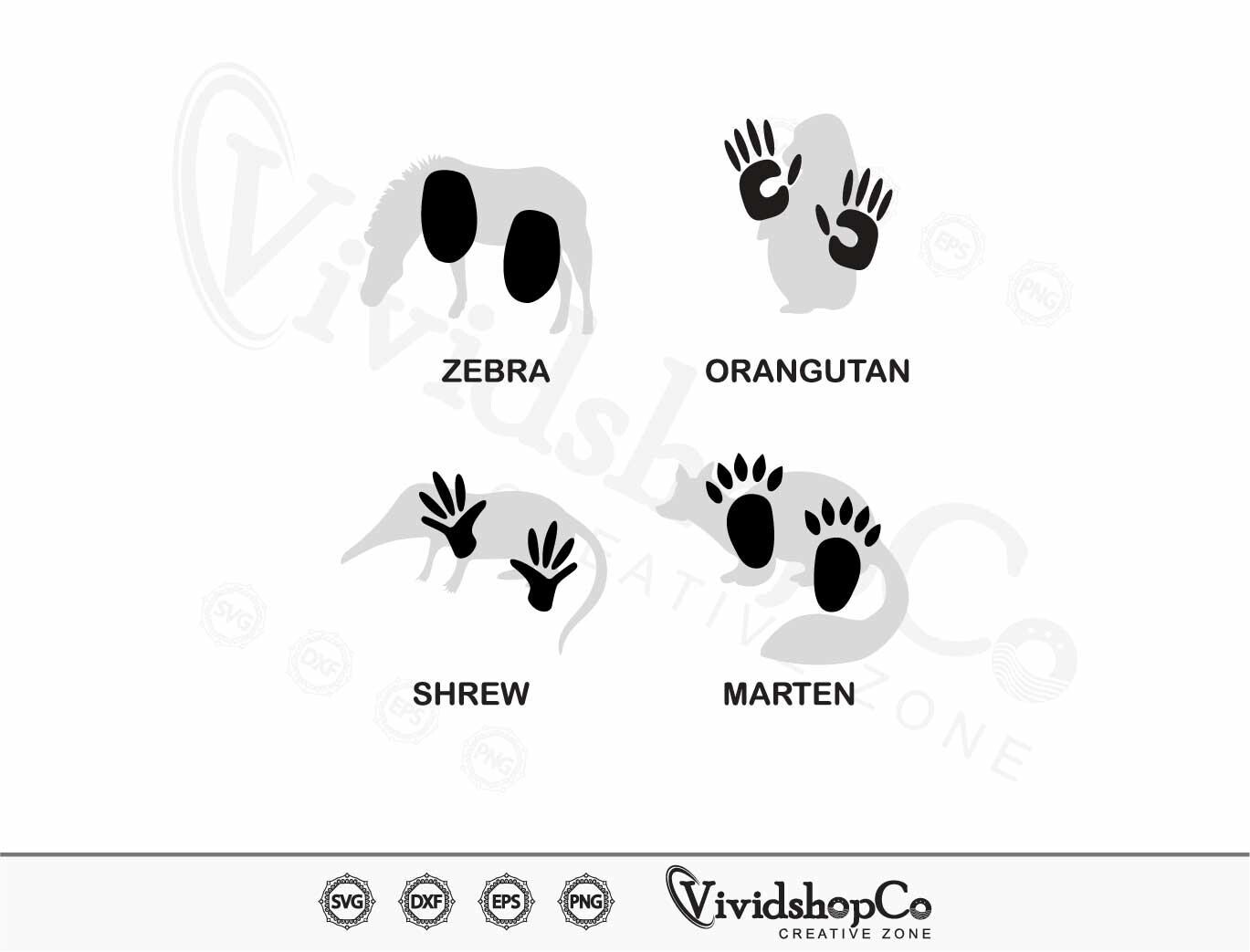 Tier Fuß Druck svg, Fußabdruck svg, Fuß svg, Füße svg, Clipart Vektor ...