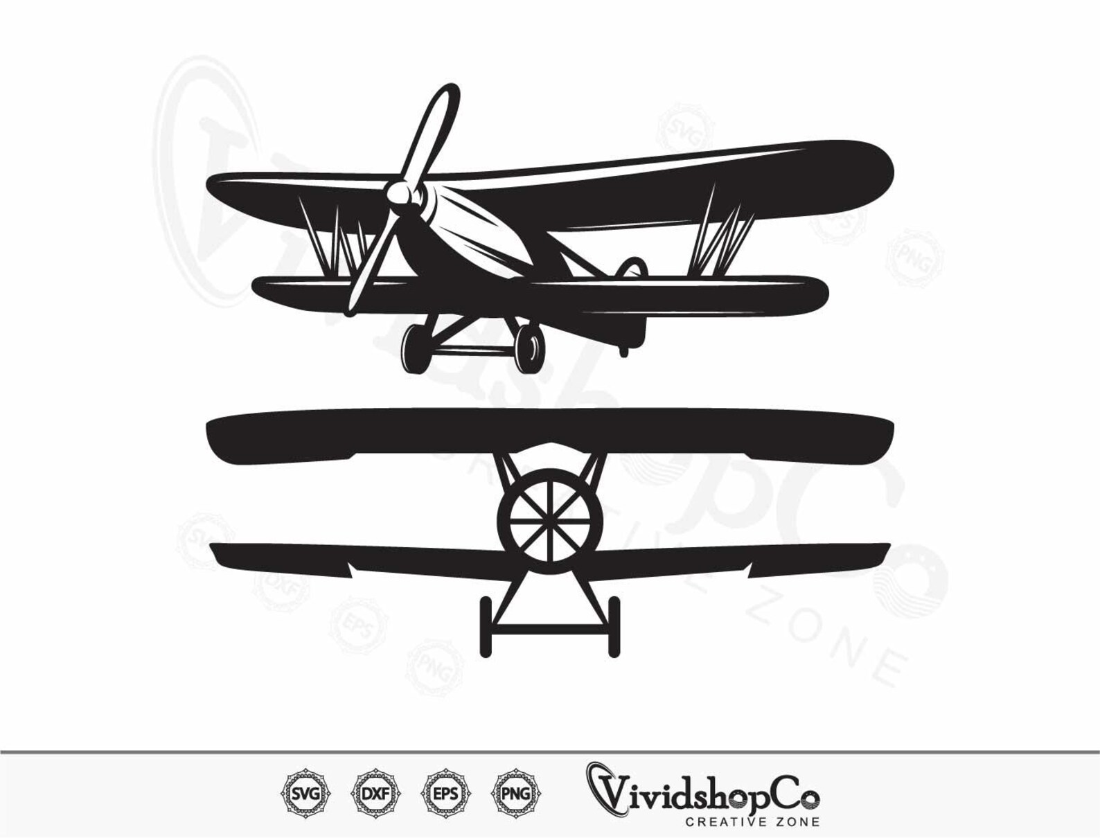 Doppeldecker SVG, Fliegen svg, Propellerflugzeug svg, Flugzeug svg ...
