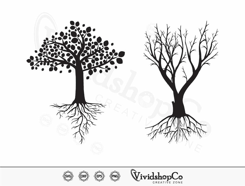 Tree With Roots SVG / Roots Svg / Family Tree Svg / Cut Files / Cricut ...