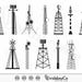 Antenna SVG, Tower Svg, Transmission Tower Svg, Wireless Tower Svg ...