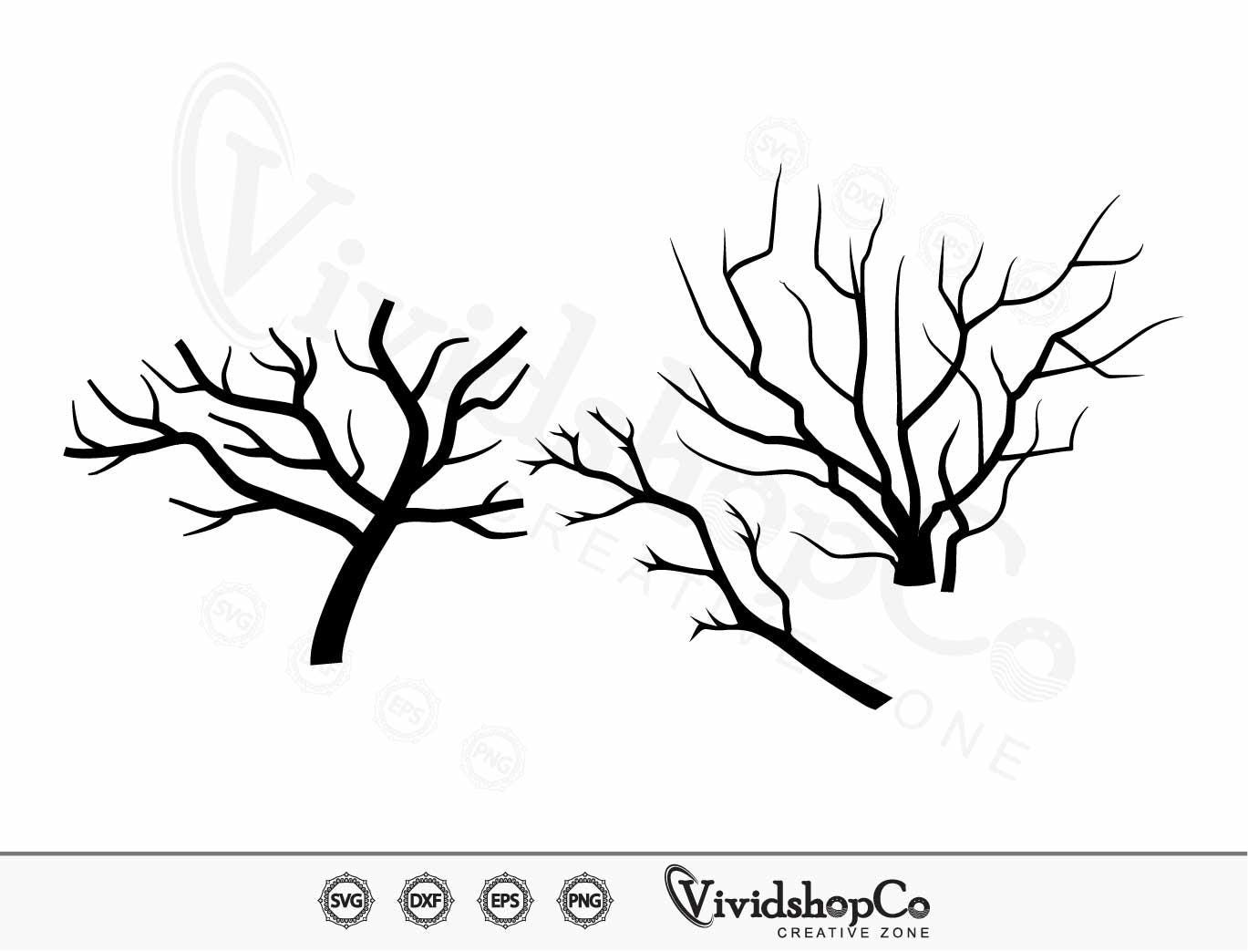 Tree Branch Svg, Clipart, Cut Files for Silhouette, Files for Cricut ...