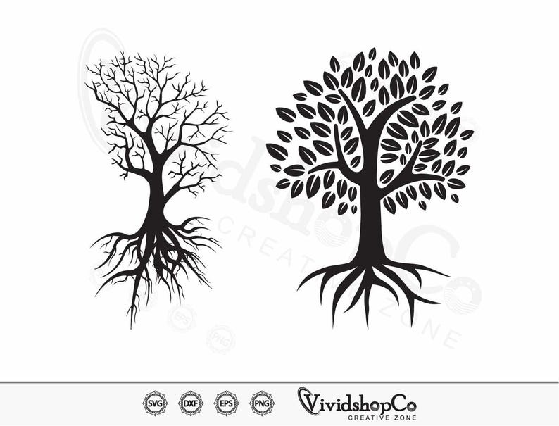 Tree With Roots SVG / Roots Svg / Family Tree Svg / Cut Files / Cricut ...