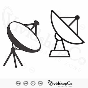 Satellite SVG, Satellite Dish Svg, Satellite Antenna Svg, Satellite ...