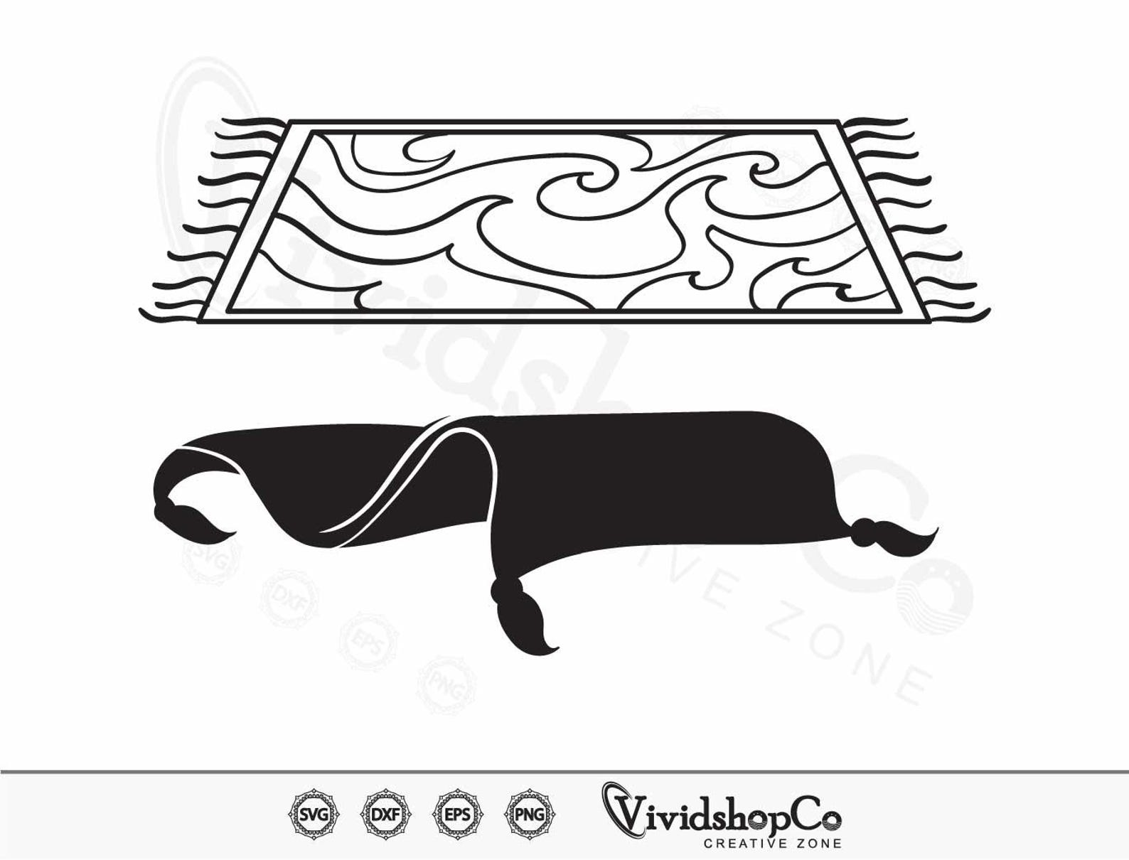 Magic Carpets SVG, Carpets Svg, Clipart, Cut Files for Silhouette ...