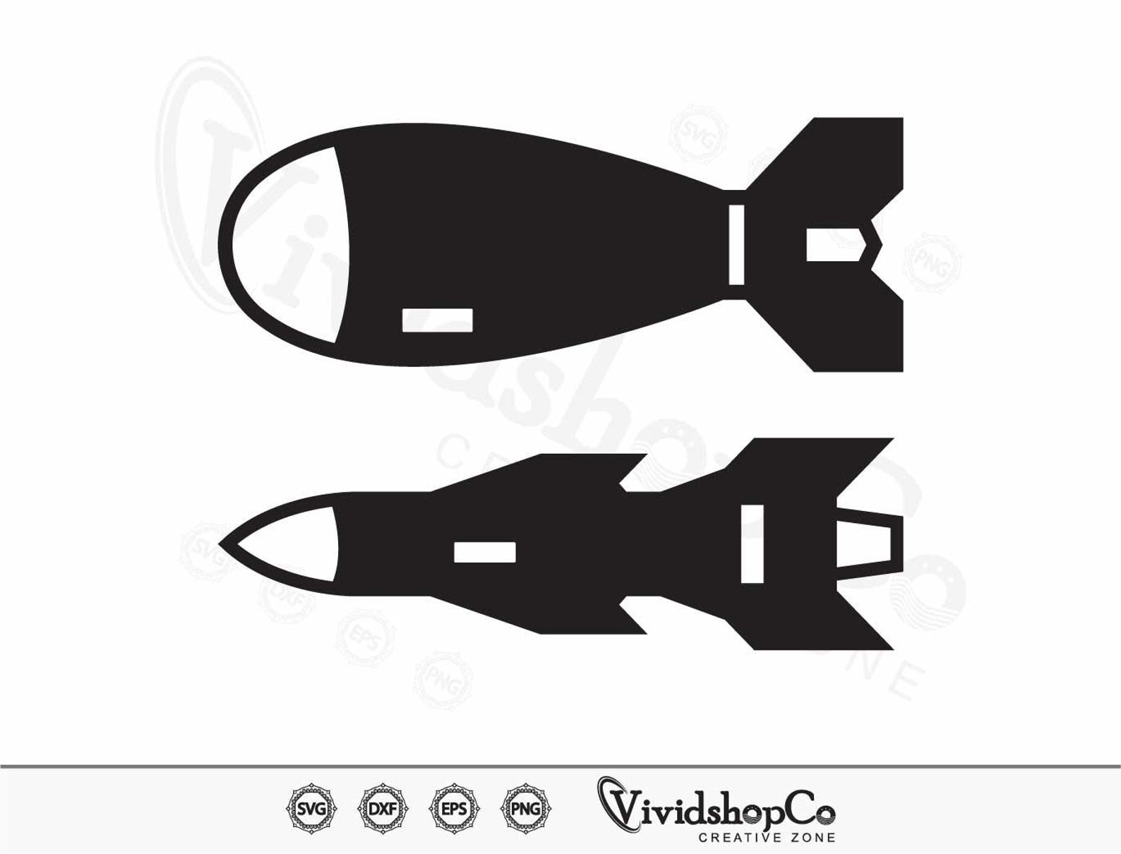 Missile SVG, Missile Logo Svg, War Svg, Rocket Missile Svg, Vector ...