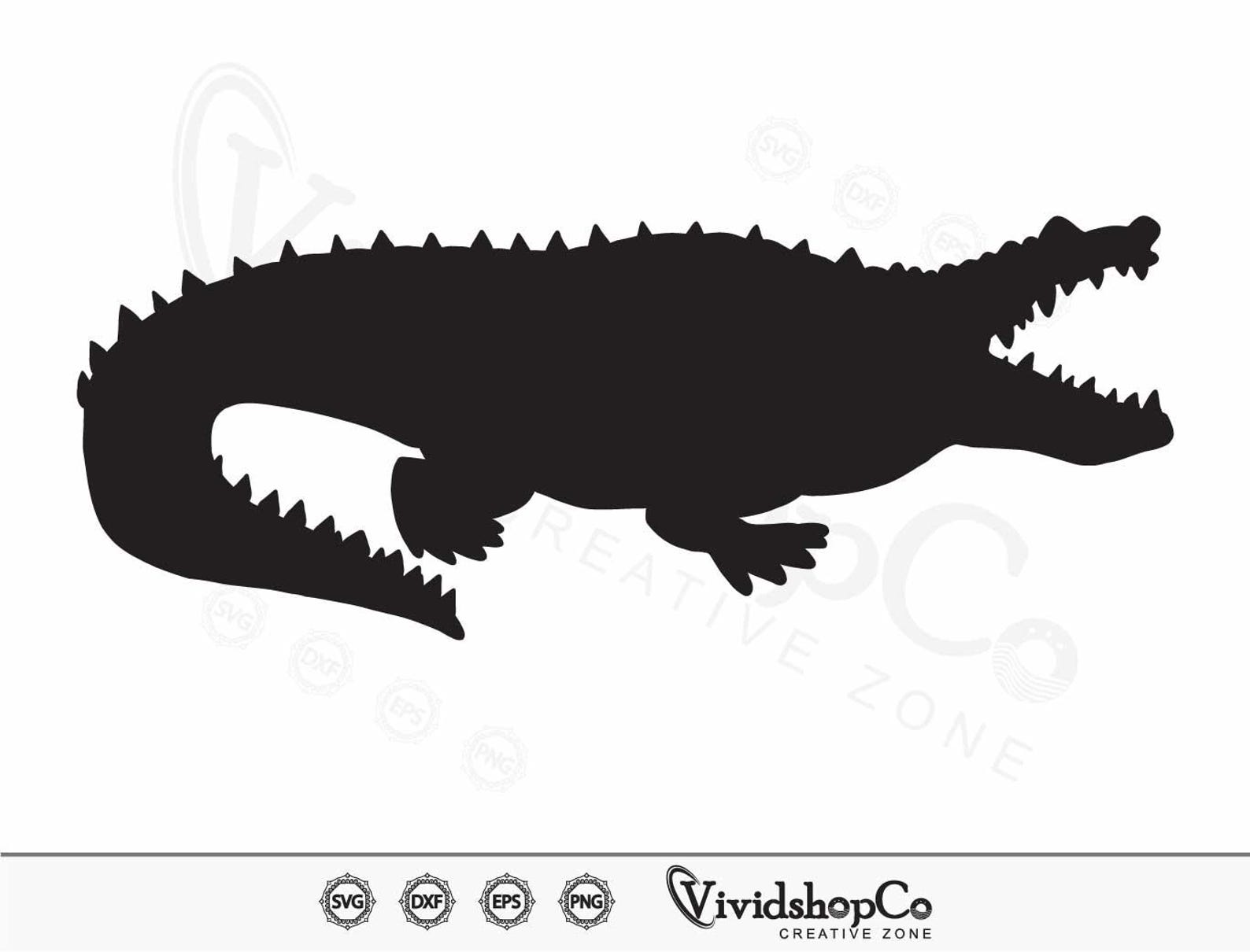 Crocodile SVG, Caiman Svg, Cayman Animal, Animal Svg, Alligator Svg ...