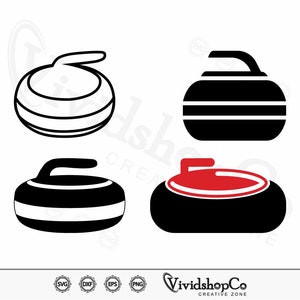 Curling SVG, Curler Svg, Curling Rock Svg, Curling Broom Svg, Winter ...