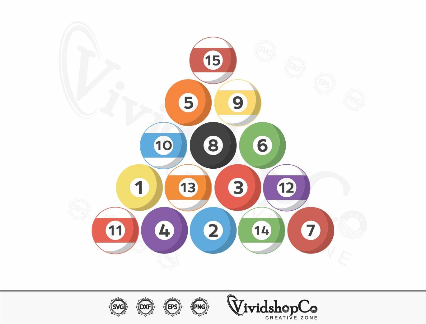 Billiard SVG Snooker Svg Pool Svg Billiards Clipart Files - Etsy Ireland