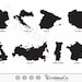 Countries Map Svg, World Map Svg, Map Svg, States Svg, Clipart, Cut ...