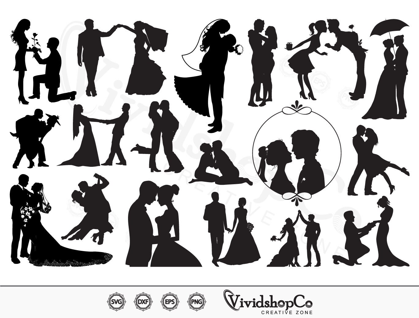 Couples SVG Lovers Svg Wedding Couple Svg Married Couple - Etsy
