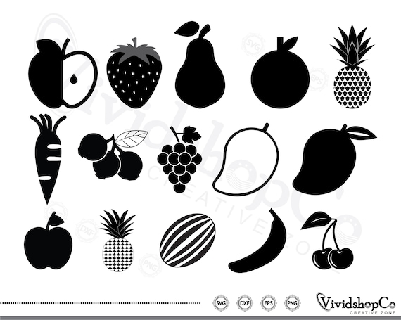 svg Fruits svg Bundle Fruits Vector Fruits svg Fruits Files for cricut ...