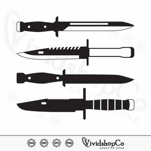 Knife SVG, Kitchen Knife Svg, Pocket Knife Svg, Knives Svg, Clipart ...