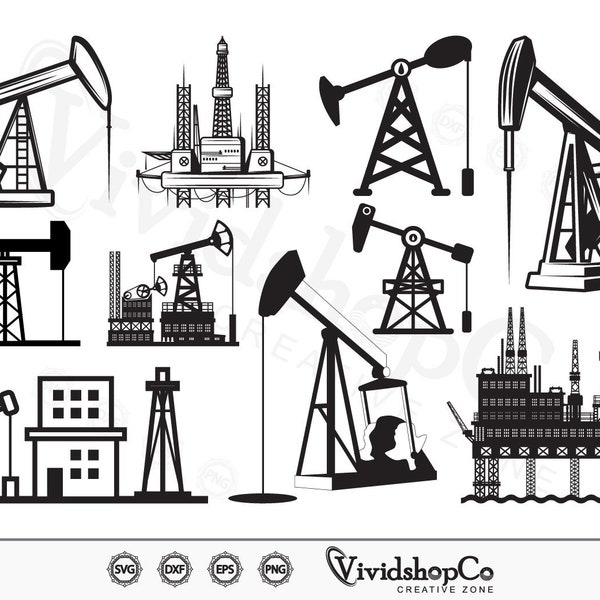 Oil Field - Etsy