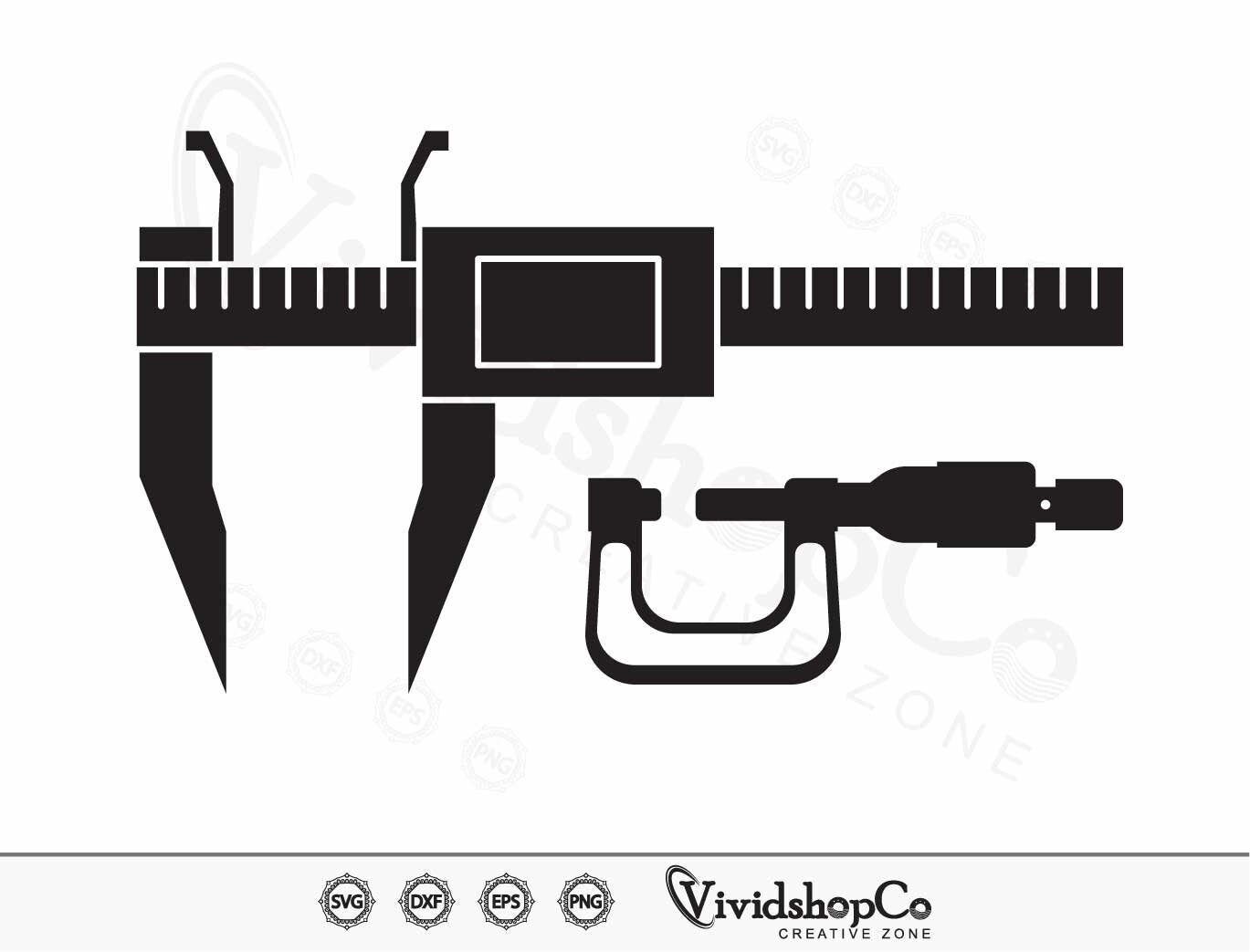 Caliper SVG, Engineering Svg, Construction Svg, Machinist, Tools Svg ...