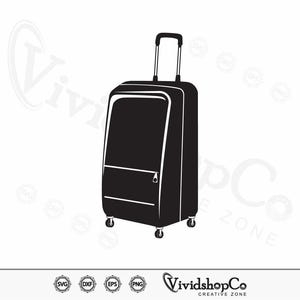Luggage SVG, Suitcase Svg, Travel Bag Svg, Bag Svg, Clipart, Cut Files ...